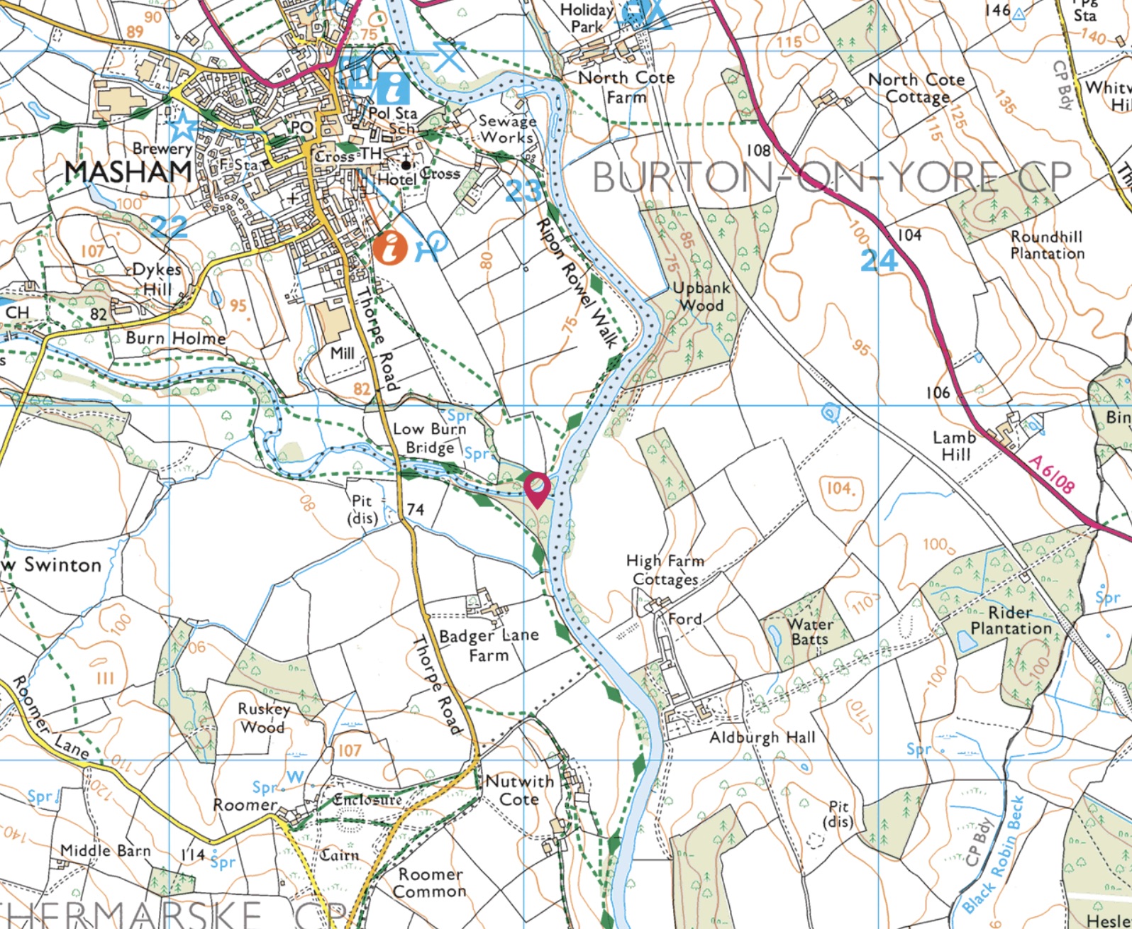River Burn confluence - Harrogate & District Naturalists Society